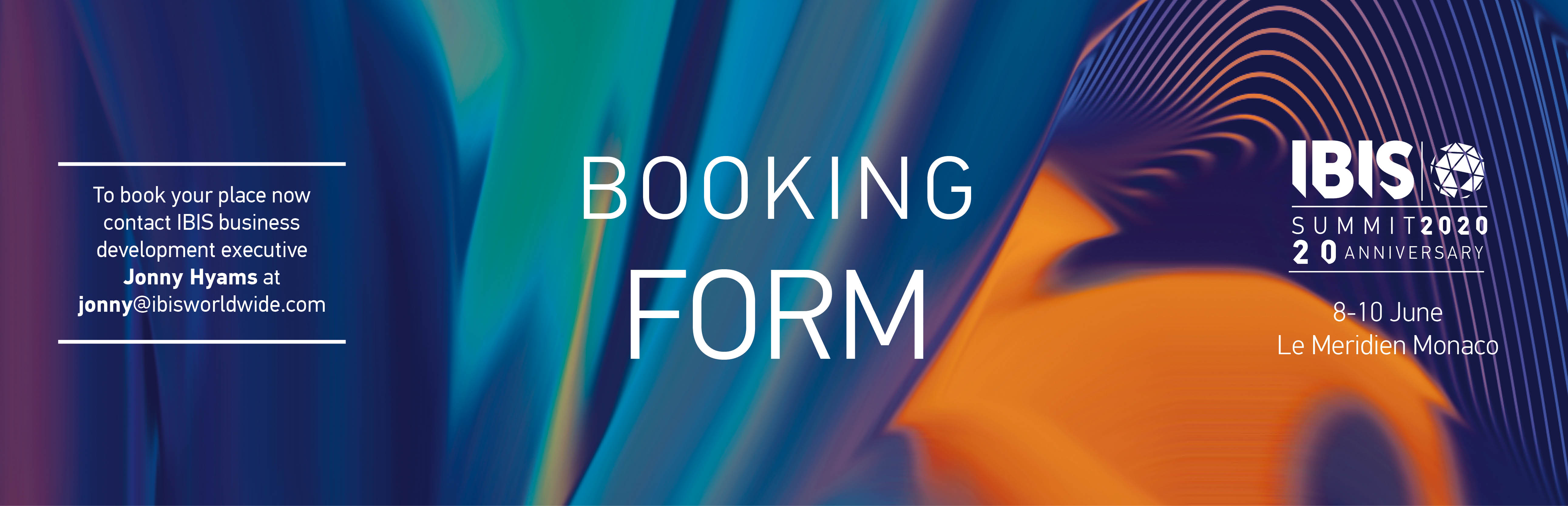 IBIS Global Summit 2020 booking form | IBIS Worldwide